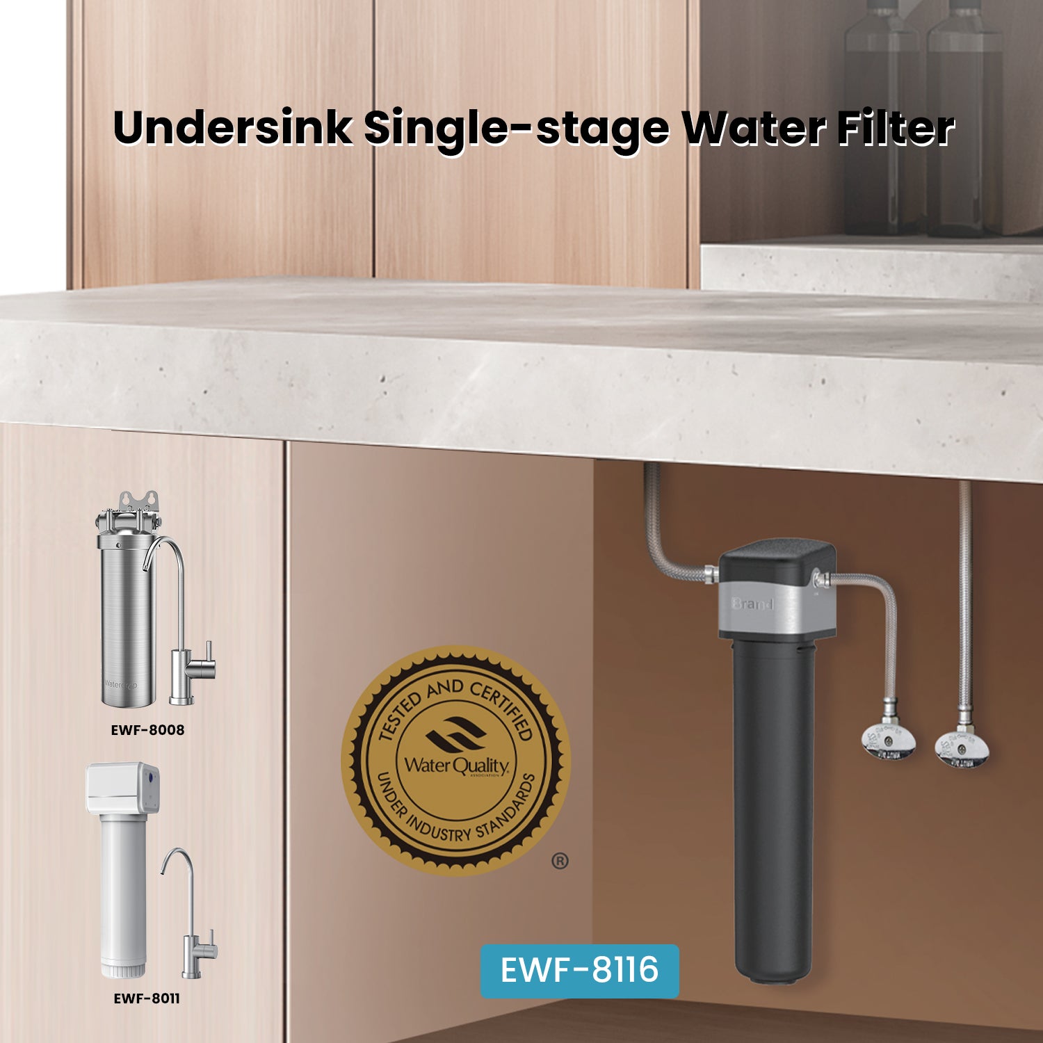 EWF-8016 Under-Sink Single-Stage Water Filter System – Qingdao Ecopure ...