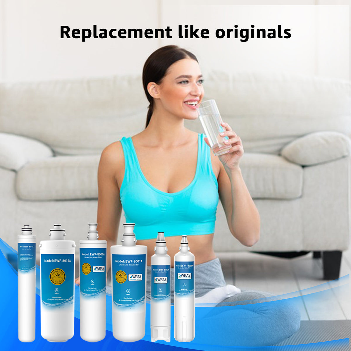 EWF-8003 Undersink Water Filter Replacement for Insinkerator F-1000 ...